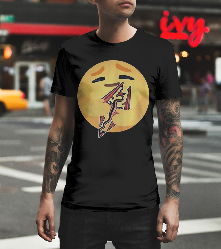 Happy Emoji Hugging Skyrim T-Shirt