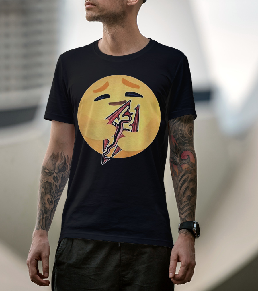 Happy Emoji Hugging Skyrim T-Shirt