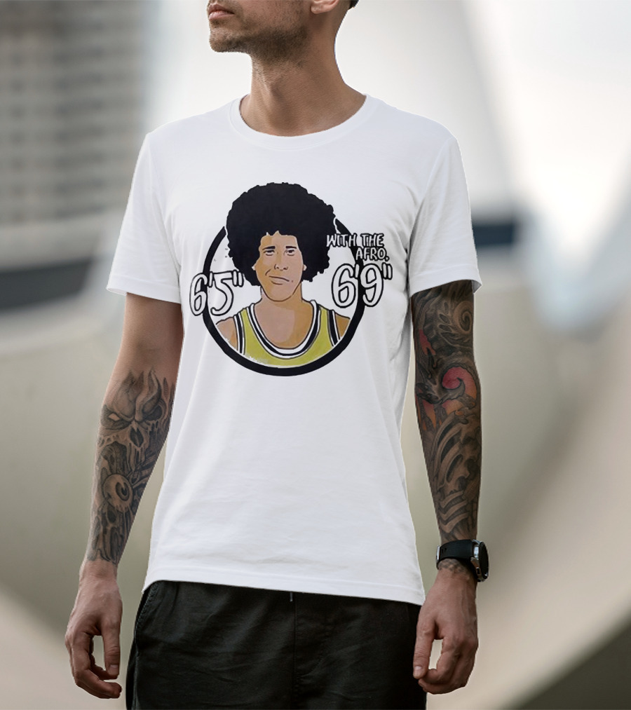 Fletch With The Afro 6’5” 6’9” Retro Basketball T-Shirt