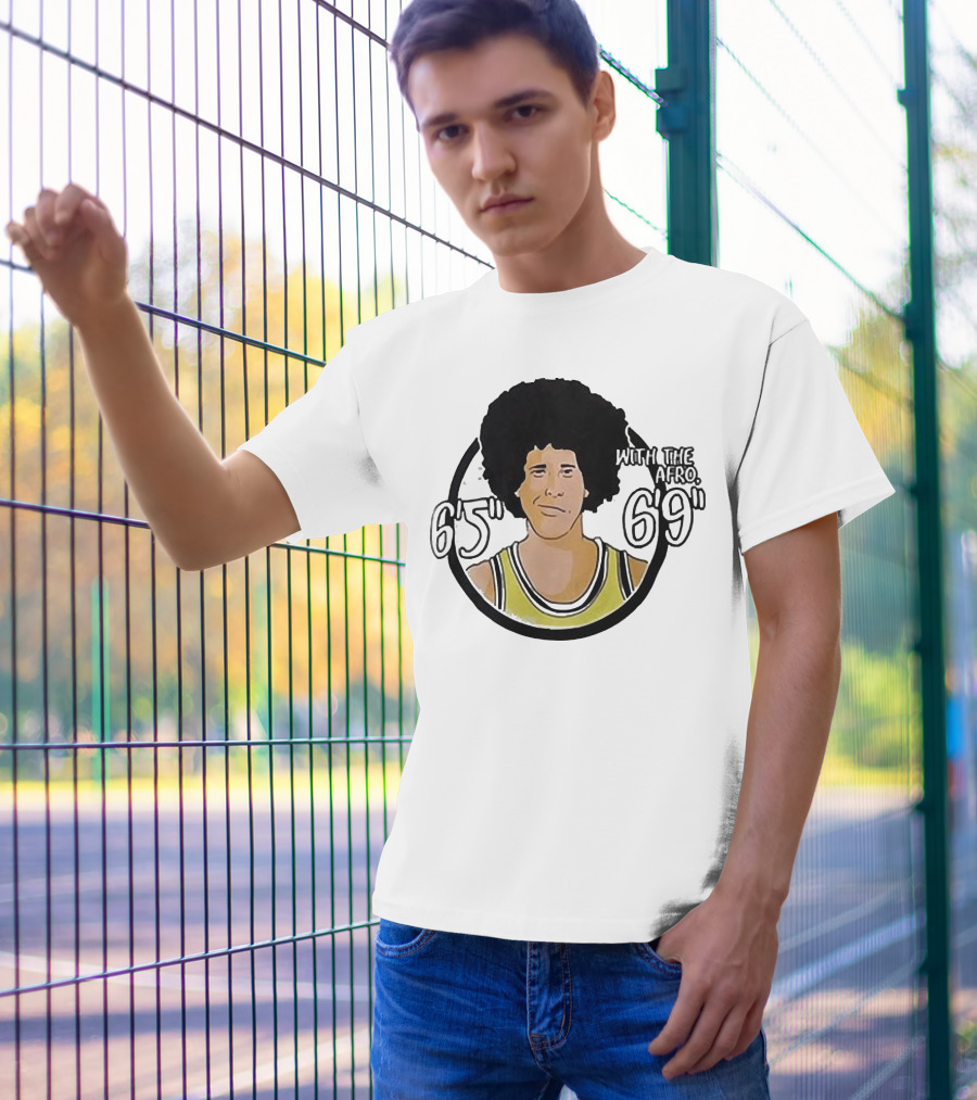 Fletch With The Afro 6’5” 6’9” Retro Basketball T-Shirt