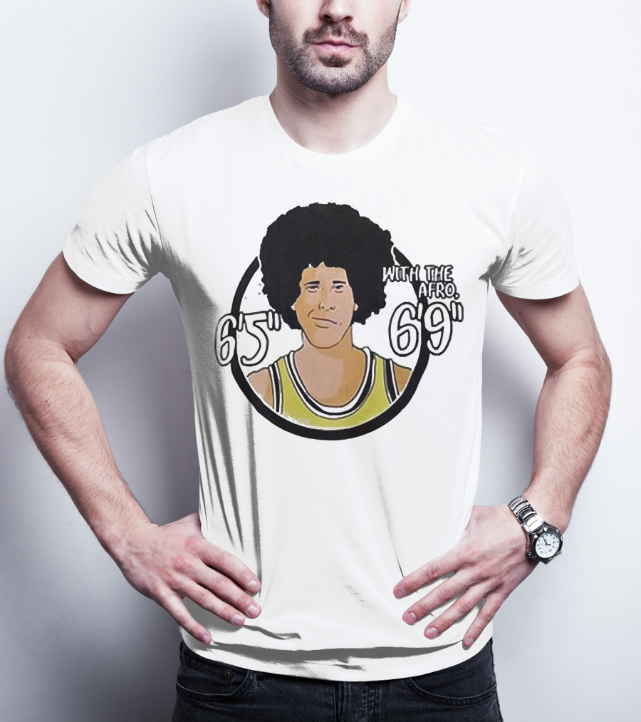Fletch With The Afro 6’5” 6’9” Retro Basketball T-Shirt