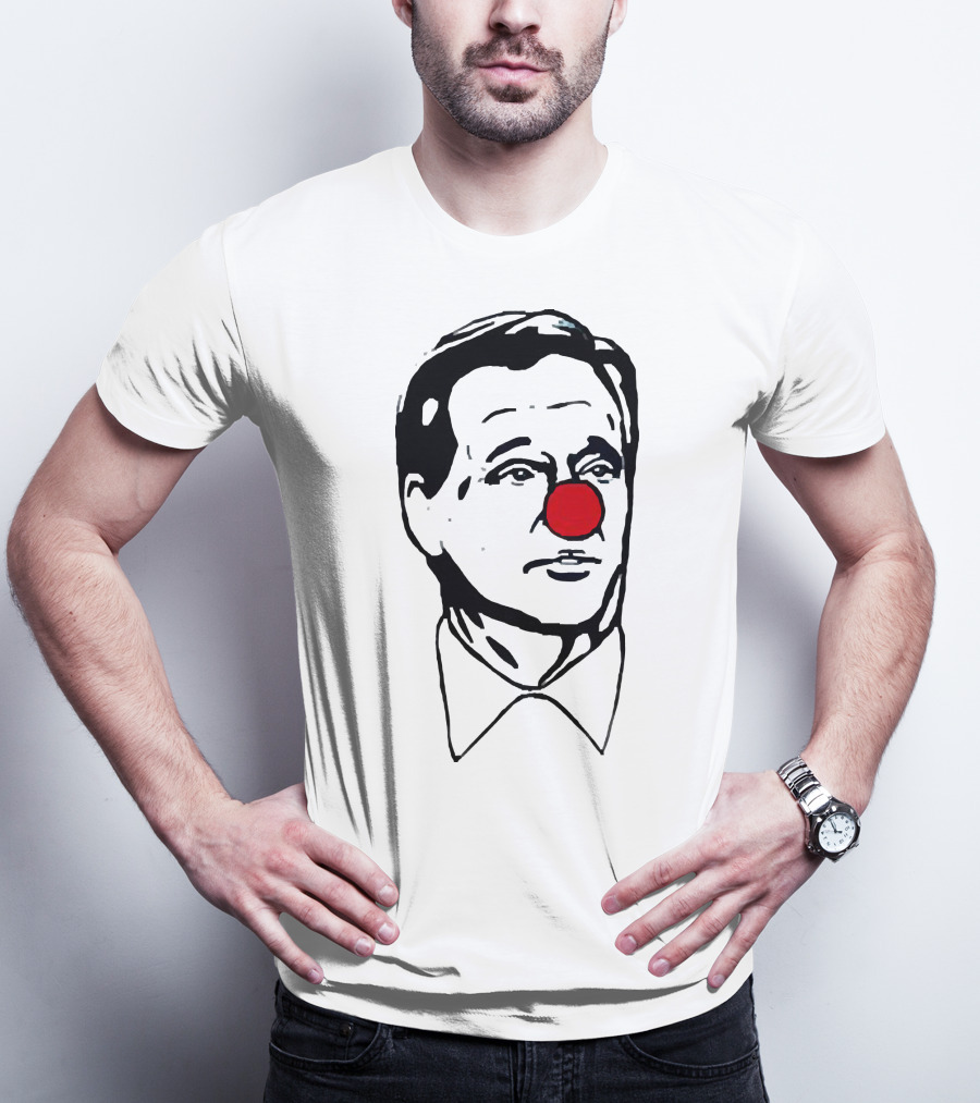 Matt Patricia Goodell Clown NFL Red Nose Iconic Image T-Shirt
