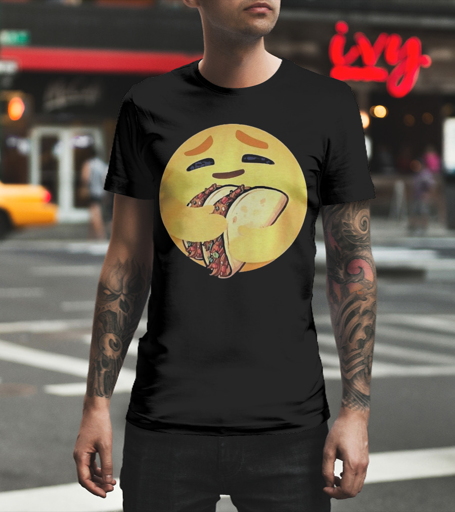 Care Emoji Hugging Tacos T-Shirt