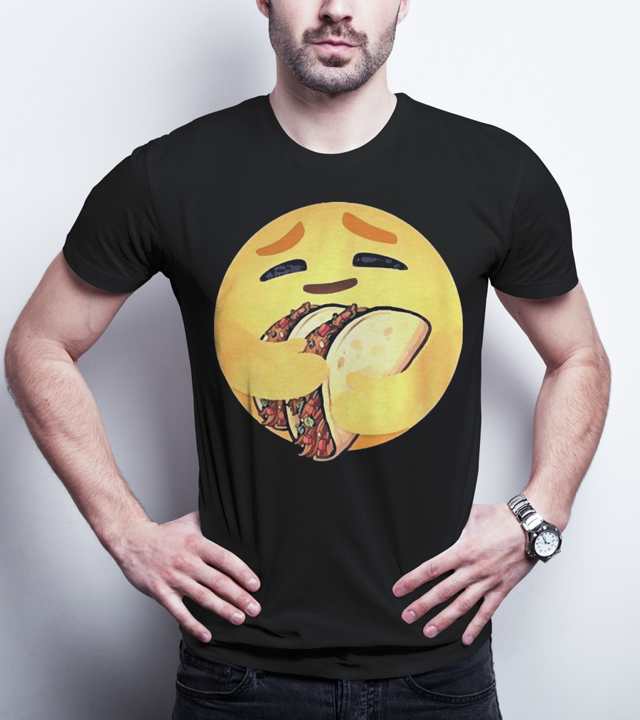 Care Emoji Hugging Tacos T-Shirt