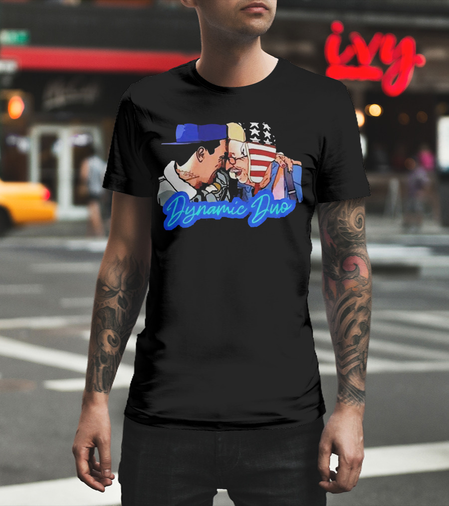 Dynamic Duo Justin Spencer Roy Small Recycled Percussion T-Shirt