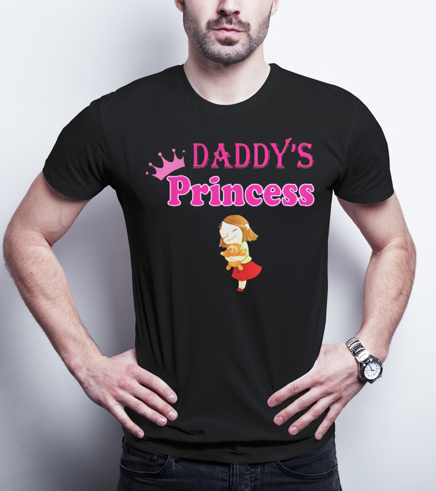 DADDY'S Princess Prinzessin Angel Des Niedlichen Vatis T-Shirt