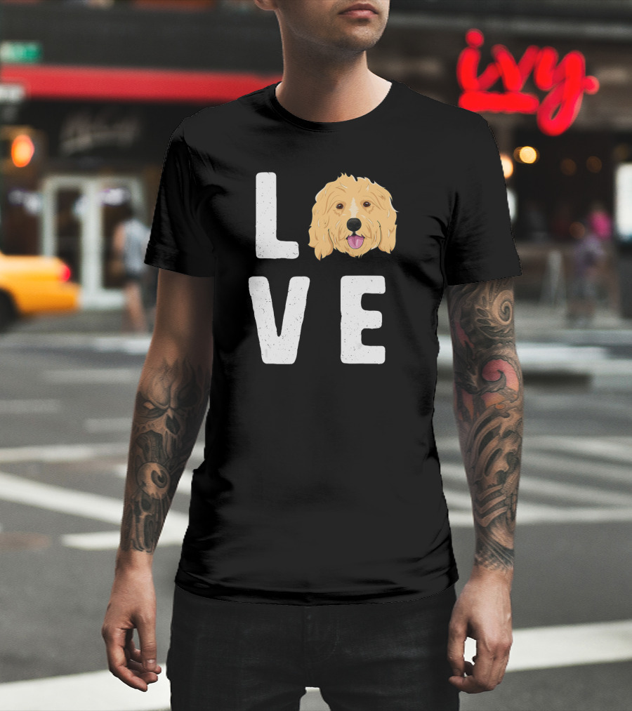 Love Goldendoodles Dog Puppy Doodle T-Shirt