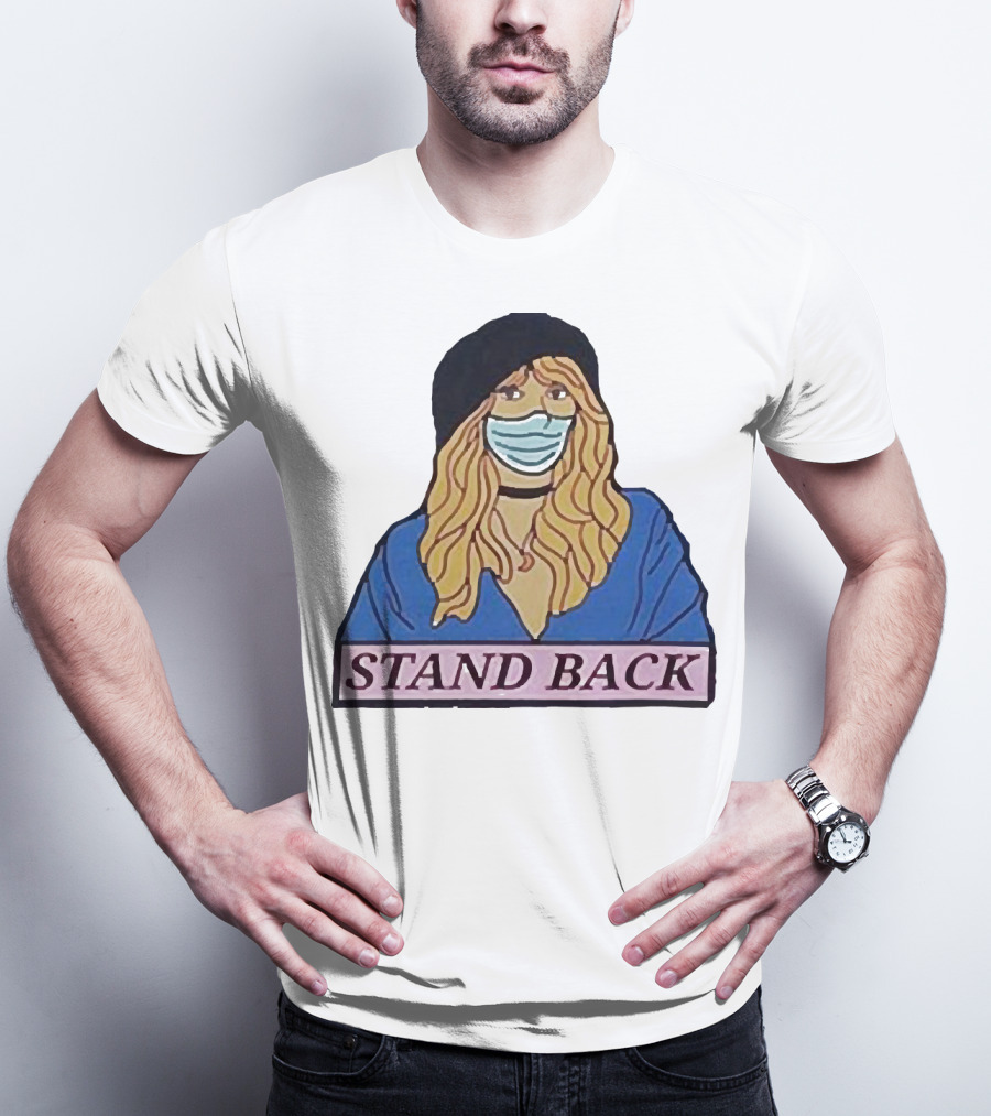 Stevie Nicks Stand Back Masked T-Shirt