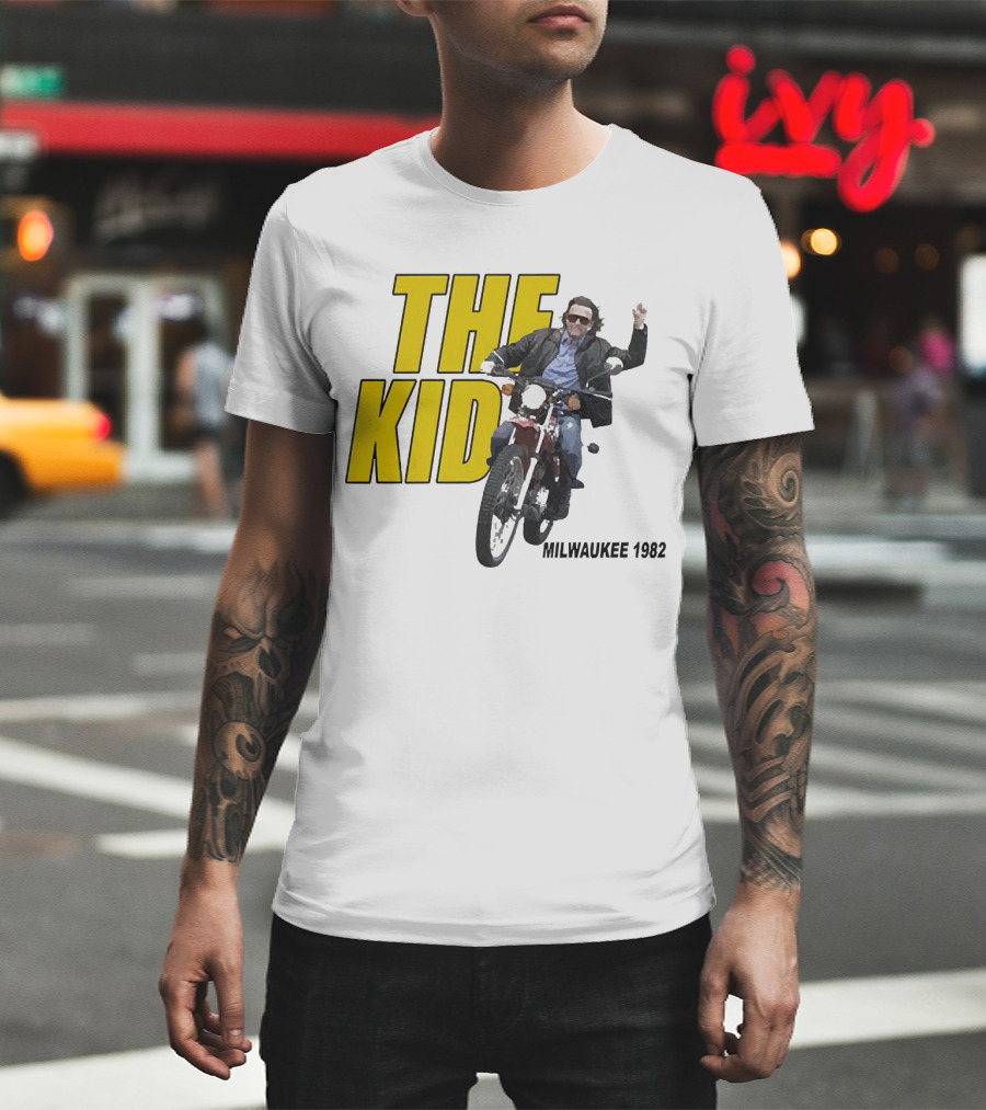 The Kid Milwaukee 1982 Motorcycle Rider T-Shirt