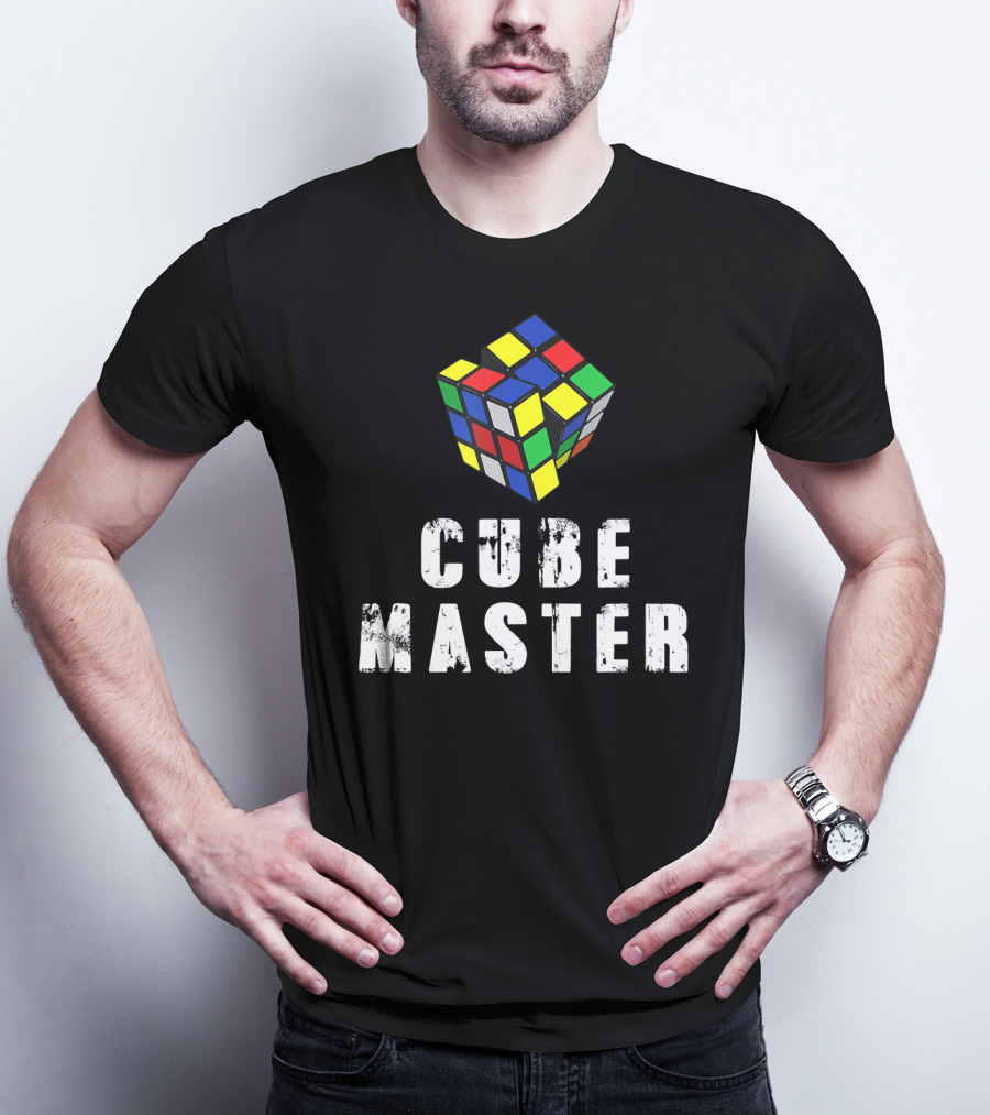 AWESOME MELTING RUBIK CUBE MASTER SOLVED T-Shirt
