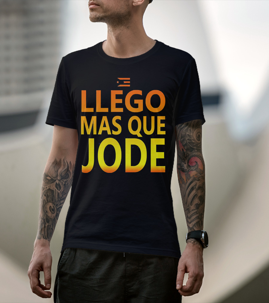 Llego Mas Que Jode Puerto Rican Flag T-Shirt