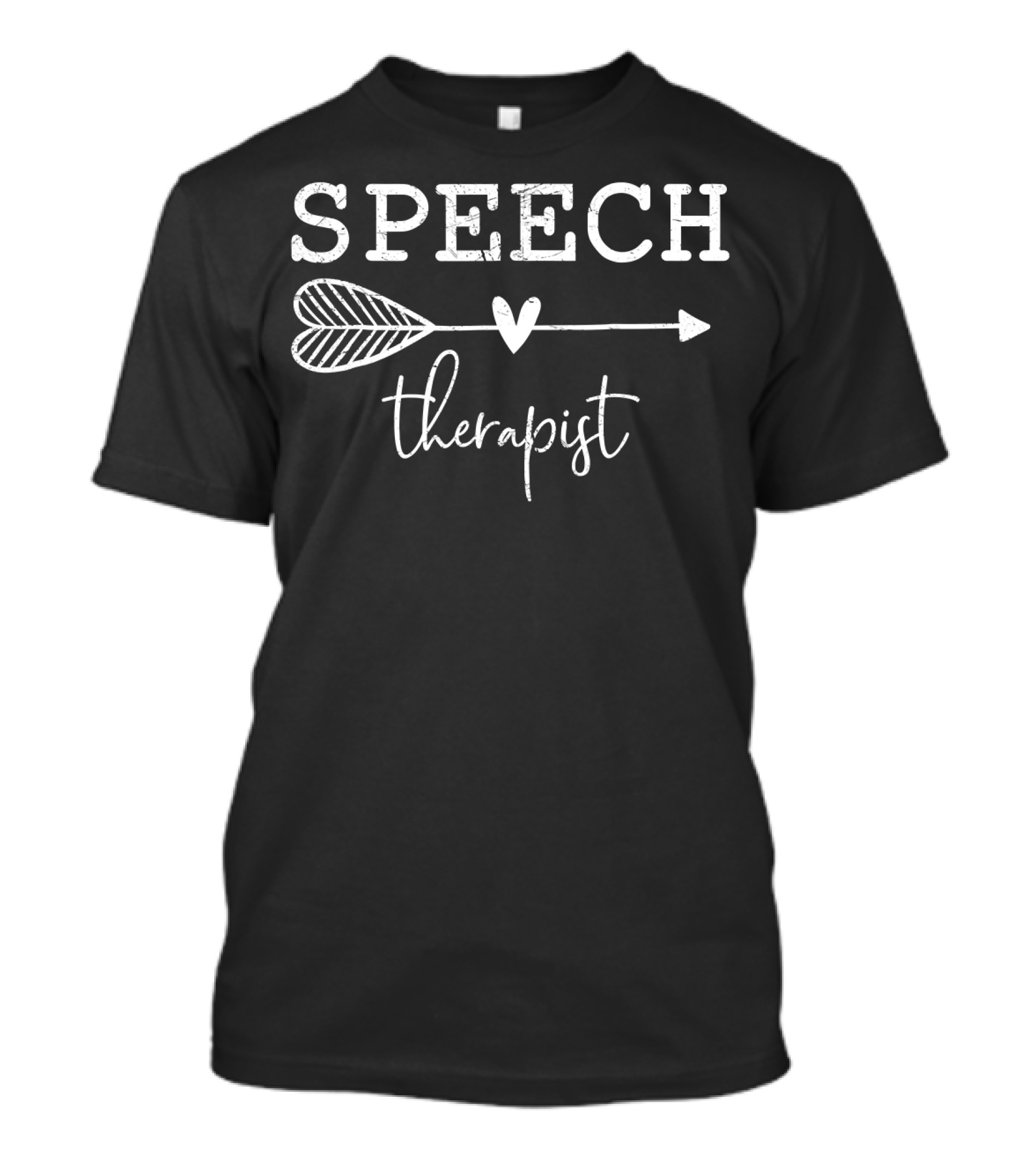 Speech Therapist Arrow Heart T-Shirt