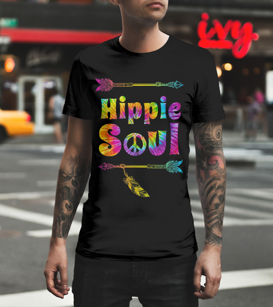 Hippie Soul Tie Dye Peace Tribal Love T-Shirt