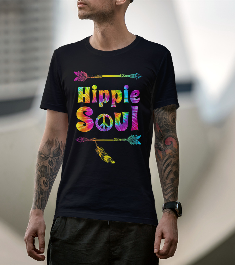 Hippie Soul Tie Dye Peace Tribal Love T-Shirt