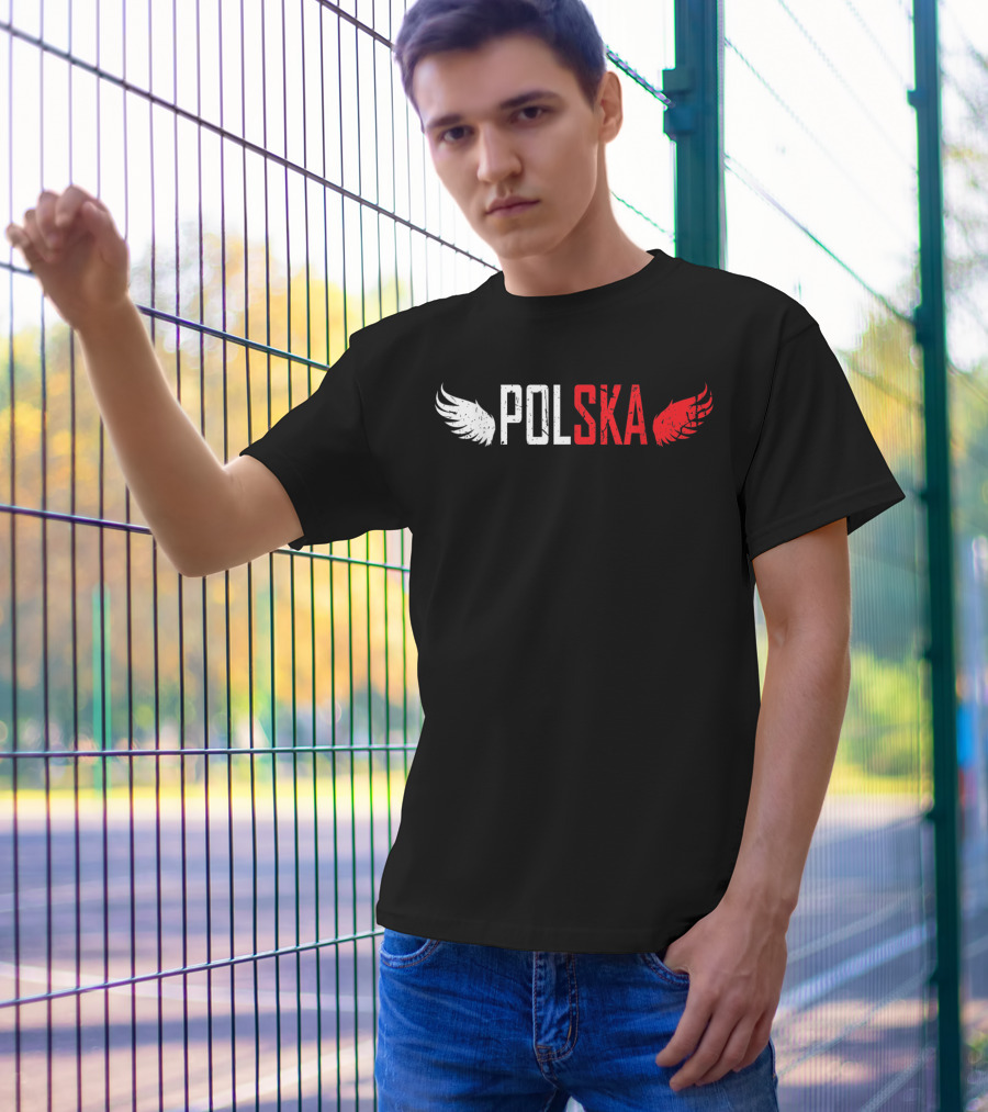 Polska White And Red Wings Polish For All From Poland Polskie T-Shirt