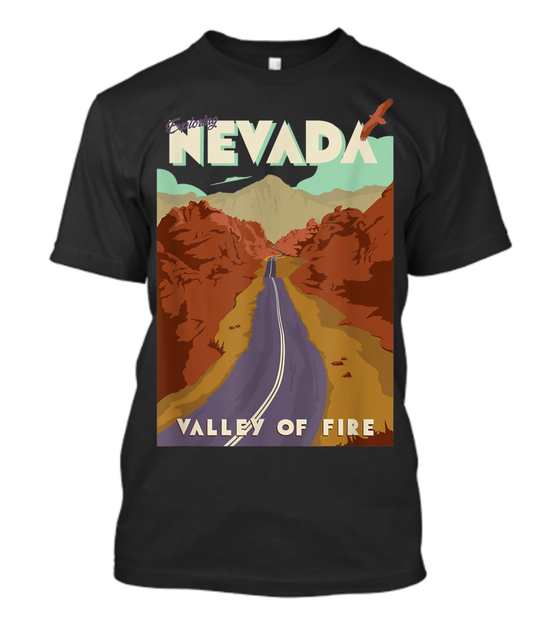Entering Nevada Valley Of Fire Scenic Road Adventure T-Shirt