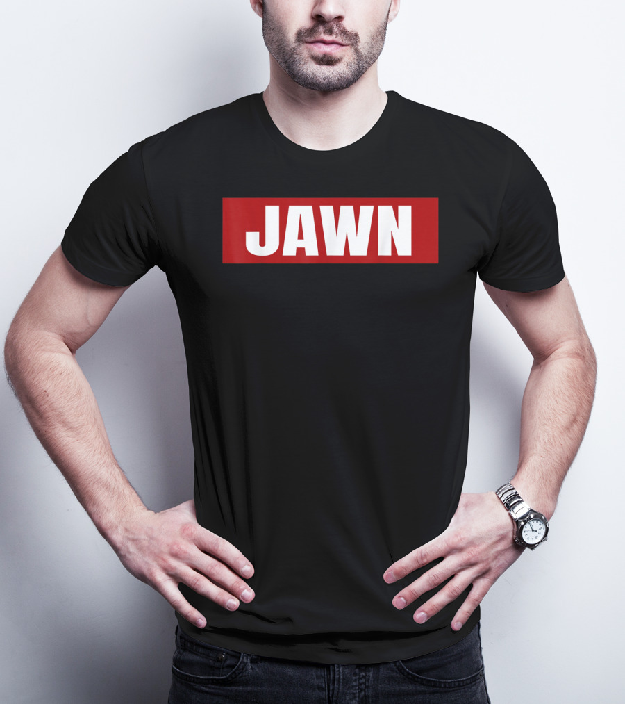 Philadelphia Jawn Bold Red Block Text T-Shirt