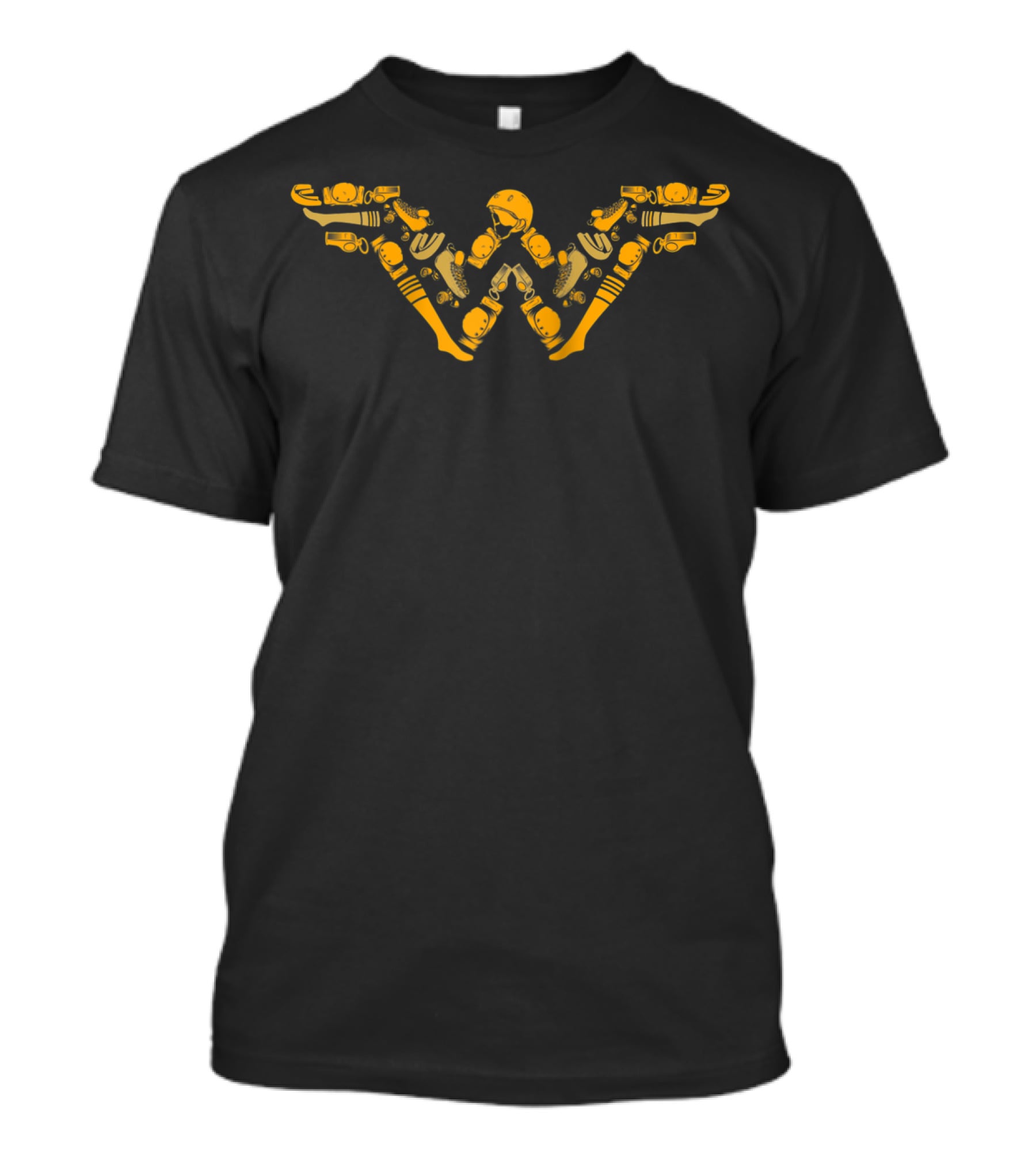 Roller Derby Wonder Hero Skaters Symbol W T-Shirt