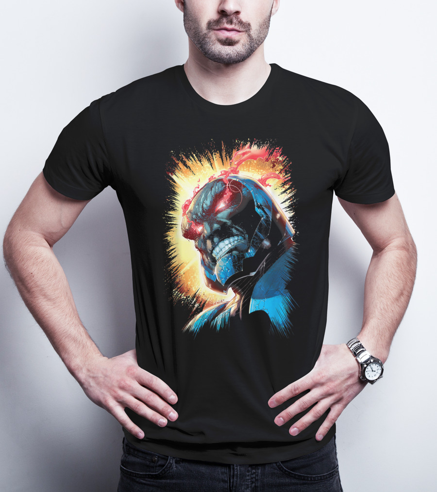 Justice League Darkseid Is Apokolips Omega Beam Wrath T-Shirt