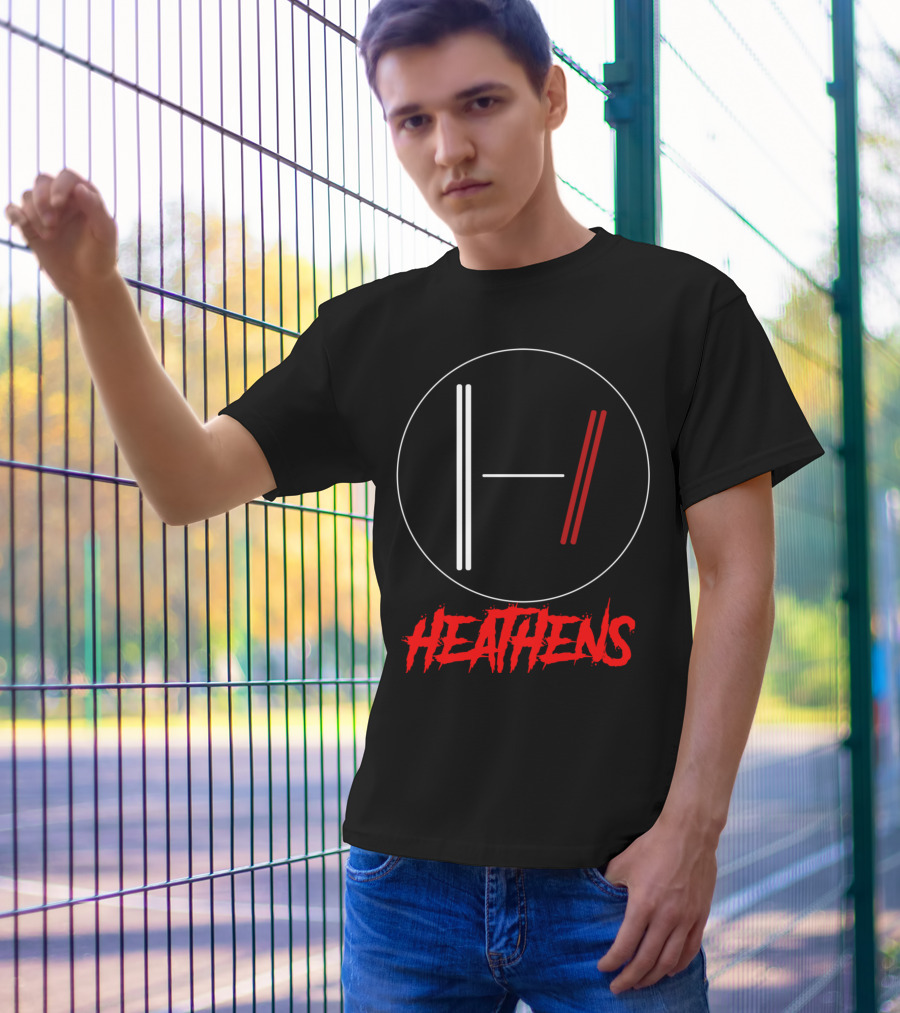 Twenty One Pilots Heathens Logo Circle T-Shirt
