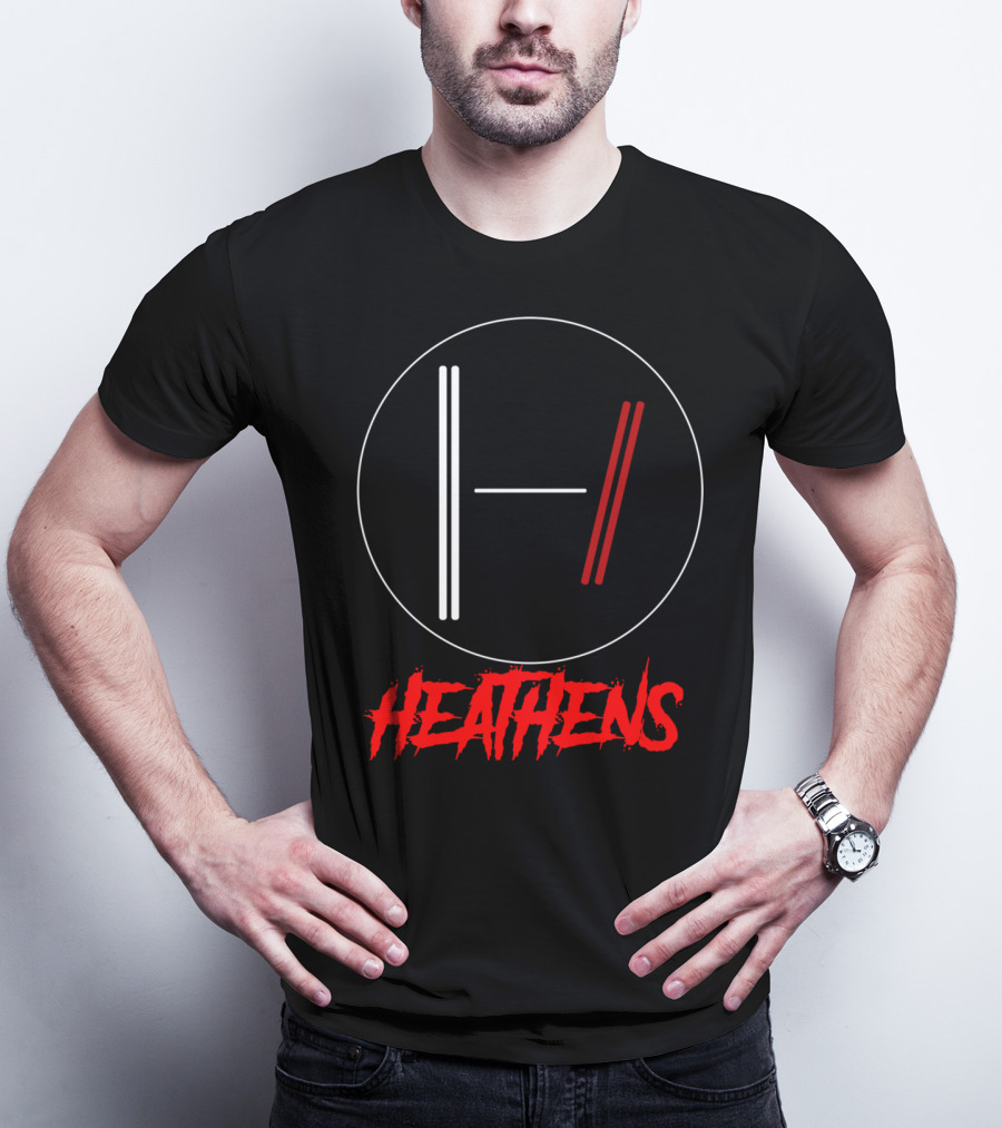 Twenty One Pilots Heathens Logo Circle T-Shirt