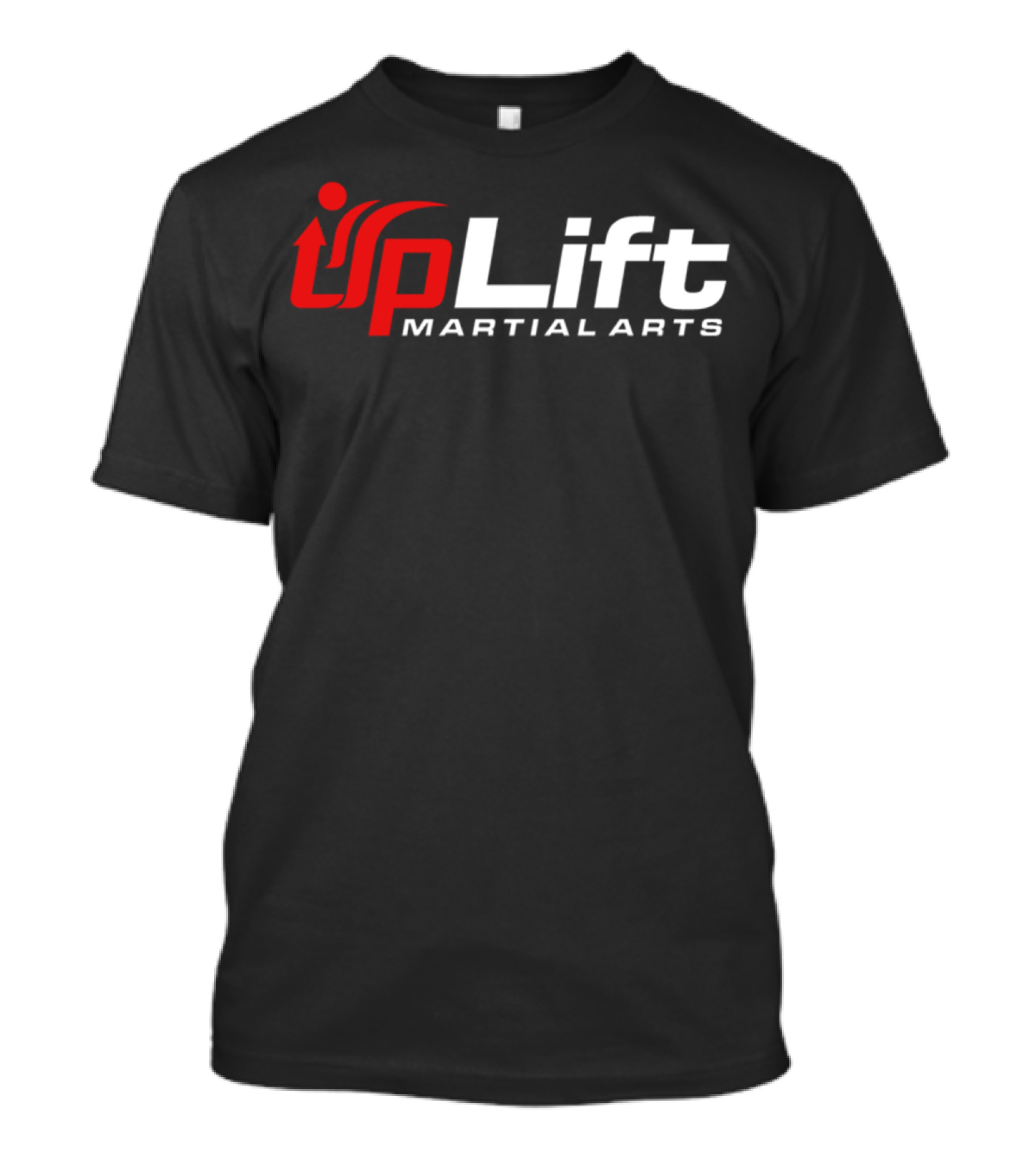 Uplift Martial Arts Dynamic Red And White T-Shirt