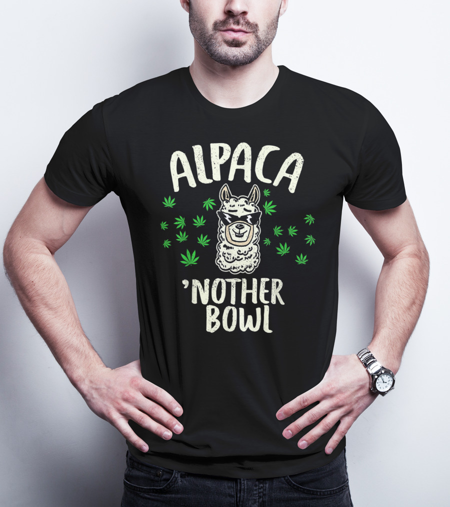 ALPACA 'Nother Bowl Funny Marijuana Weed CBD T-Shirt