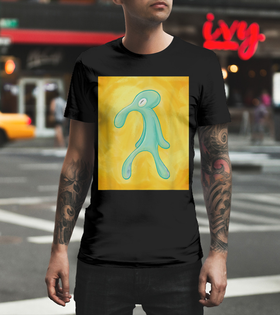 Bold And Brash Squidward Jellyfish Fields Aesthetic T-Shirt