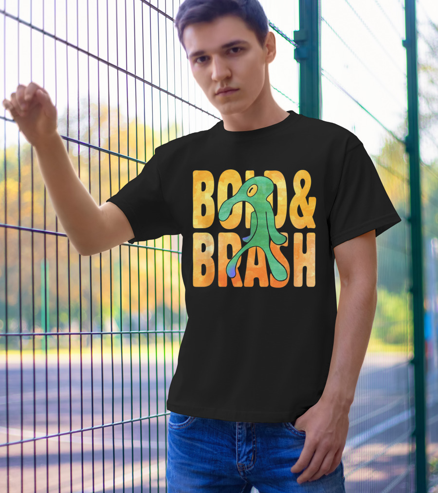 Bold Brash Squidward Painting Meme T-Shirt