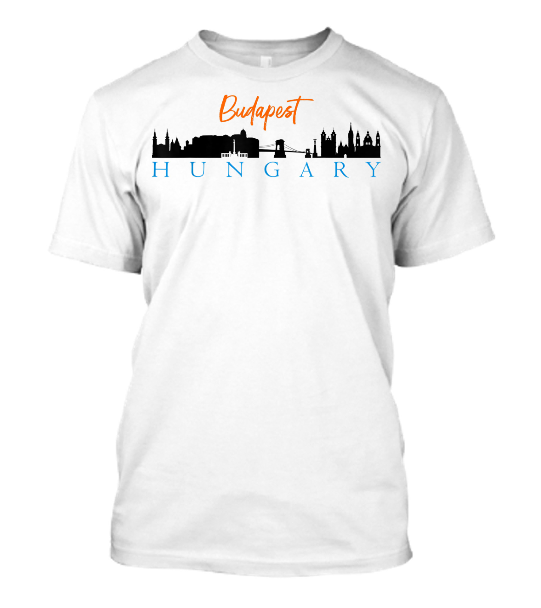Budapest Hungary City Skyline T-Shirt