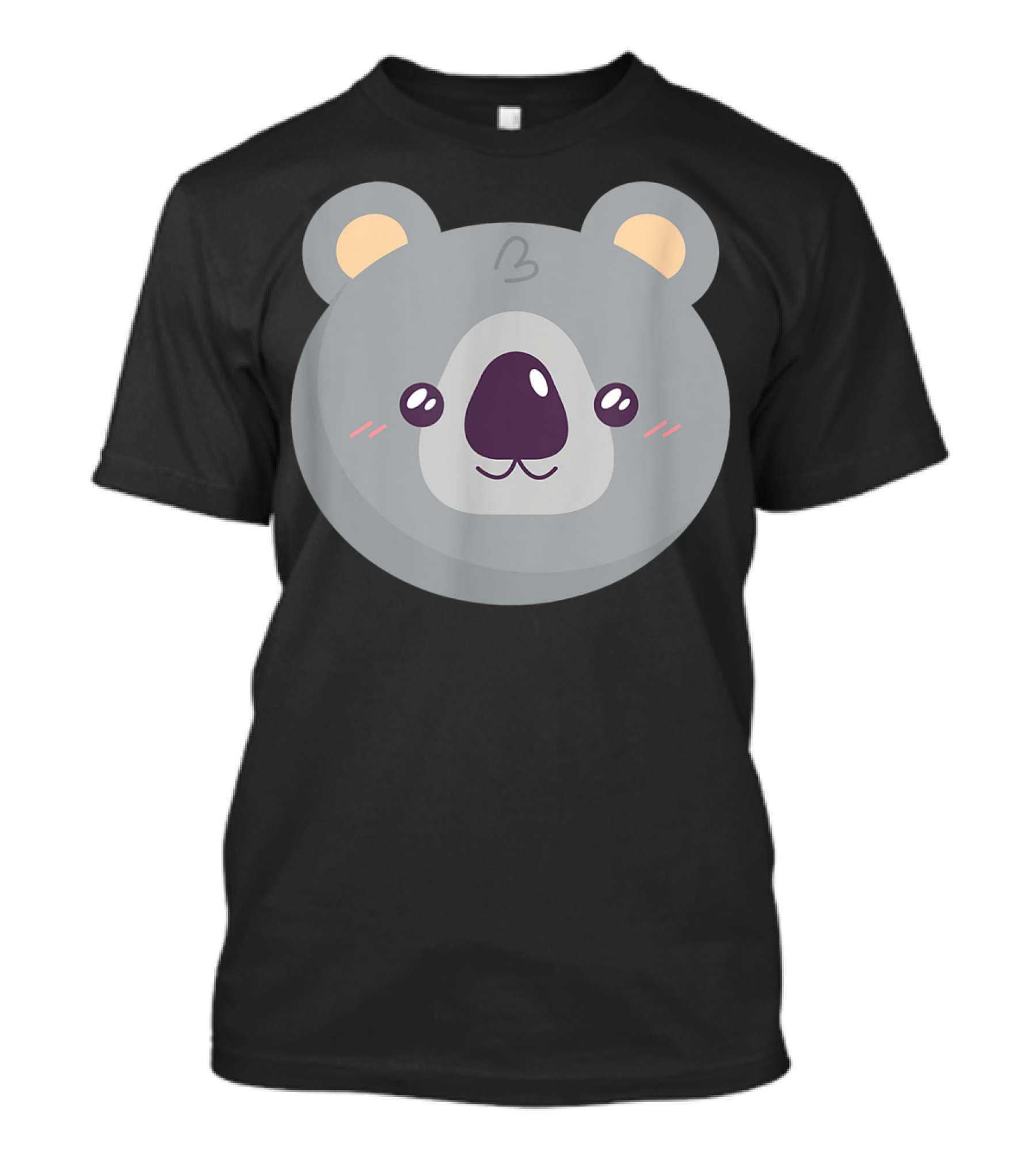 Cute Koala Face Blushing Expression T-Shirt