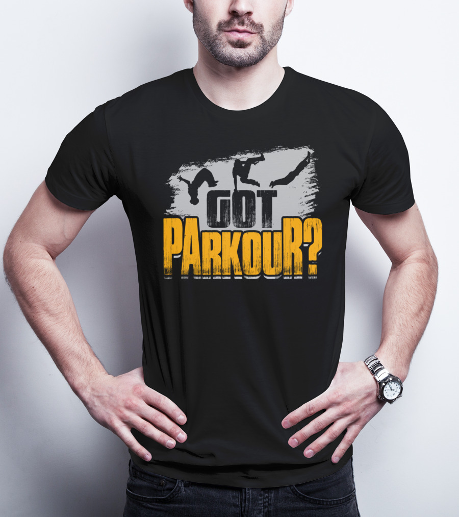 Got Parkour Adrenaline Junkie Training Silhouette Moves T-Shirt