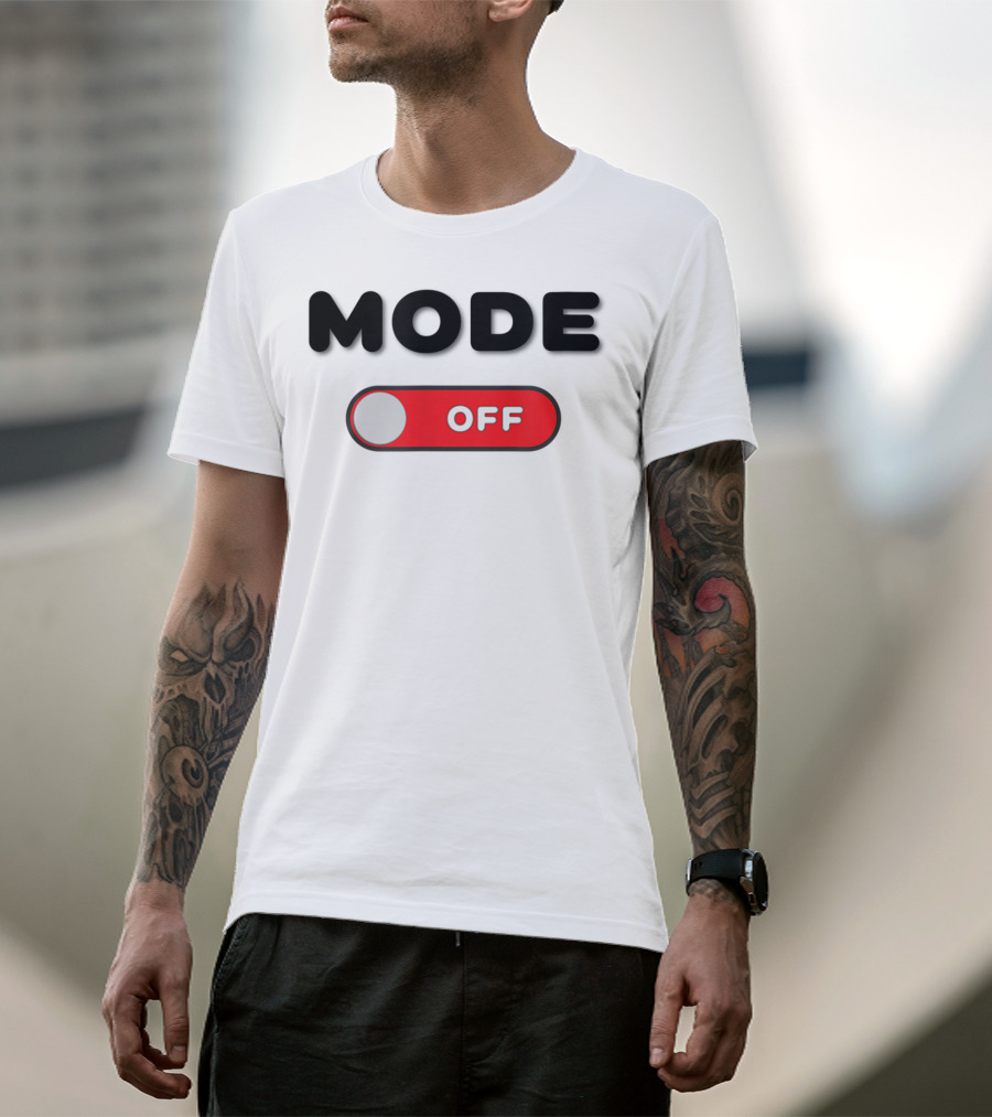 MODE OFF Red Toggle Switch T-Shirt