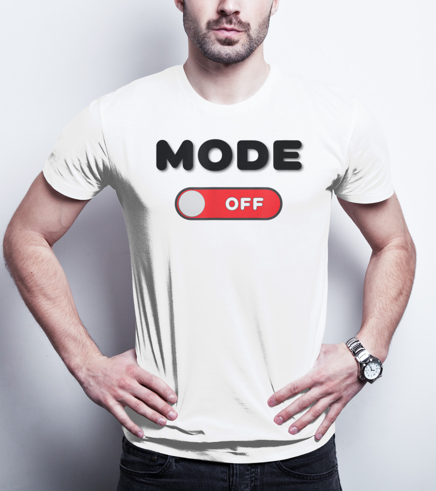 MODE OFF Red Toggle Switch T-Shirt