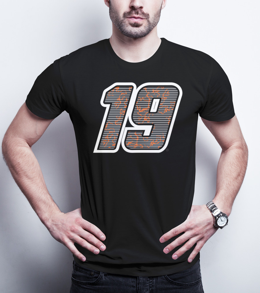 Nascar Martin Truex Jr Joe Gibbs Racing Number 19 Marble T-Shirt
