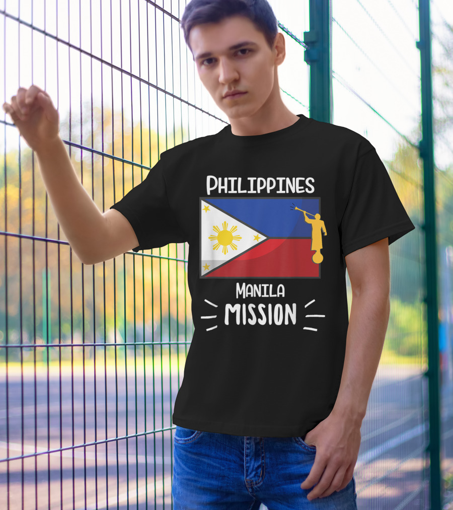 Philippines Manila Mission Mormon LDS Flag T-Shirt
