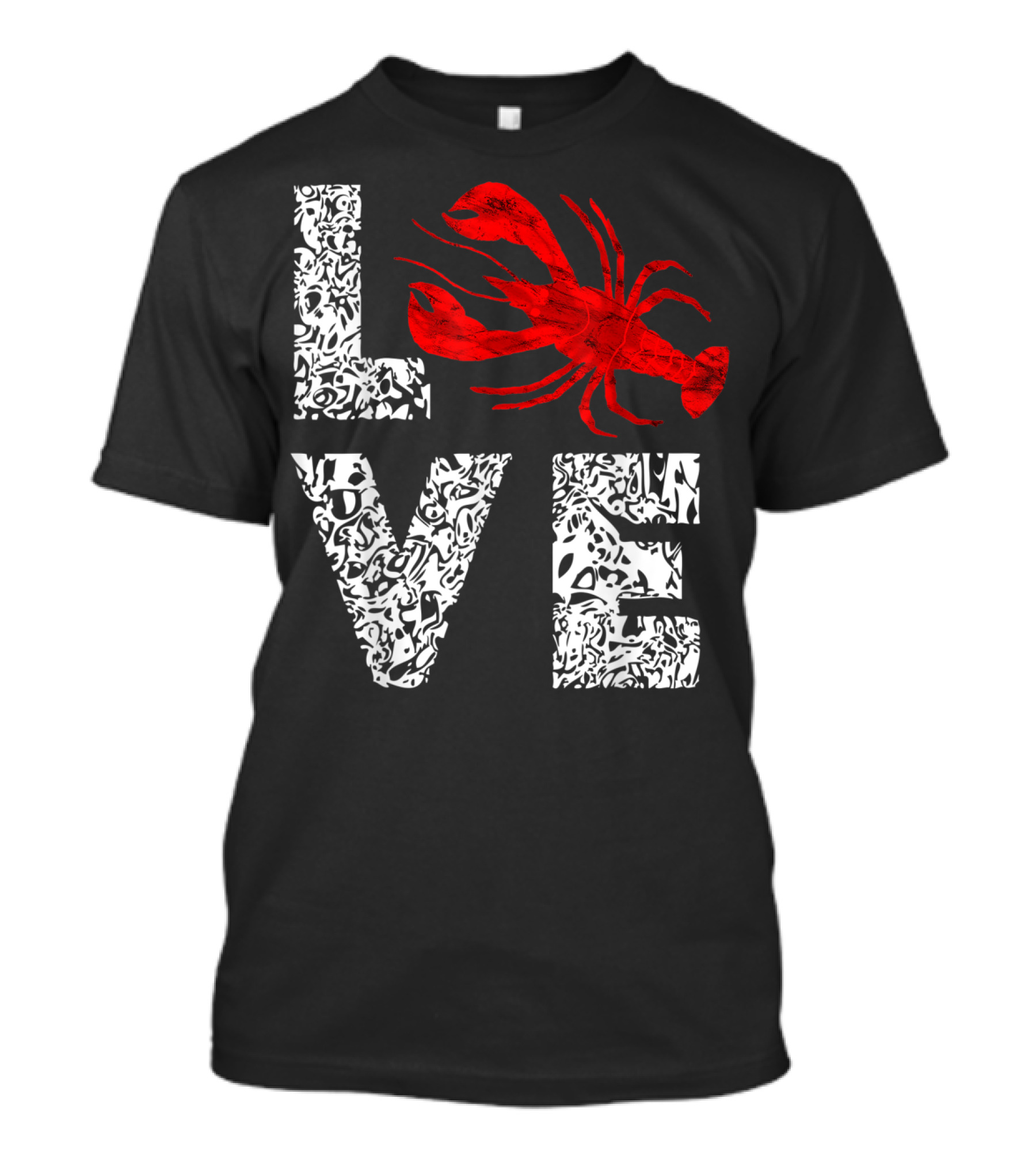 Love Crawfish Cajun River Crayfish Crab Boils Ditch T-Shirt
