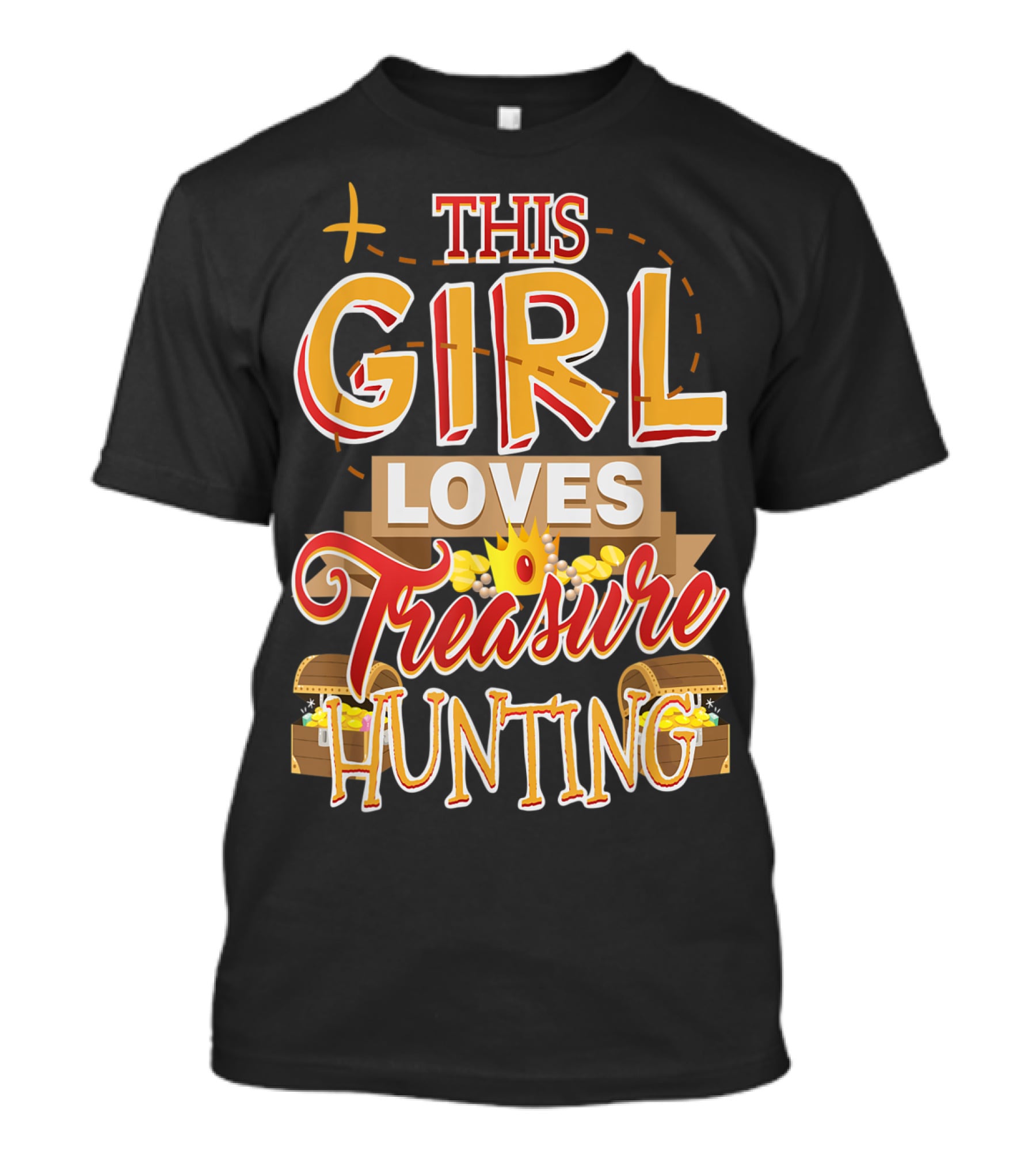 This Girl Loves Treasure Hunting T-Shirt