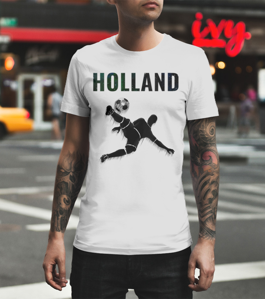 Holland Soccer Bicycle Kick Netherlands Oranje T-Shirt