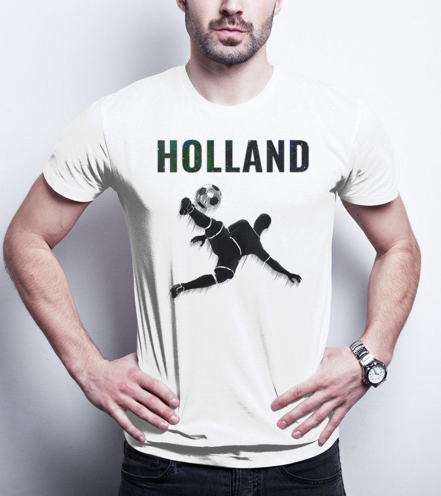 Holland Soccer Bicycle Kick Netherlands Oranje T-Shirt