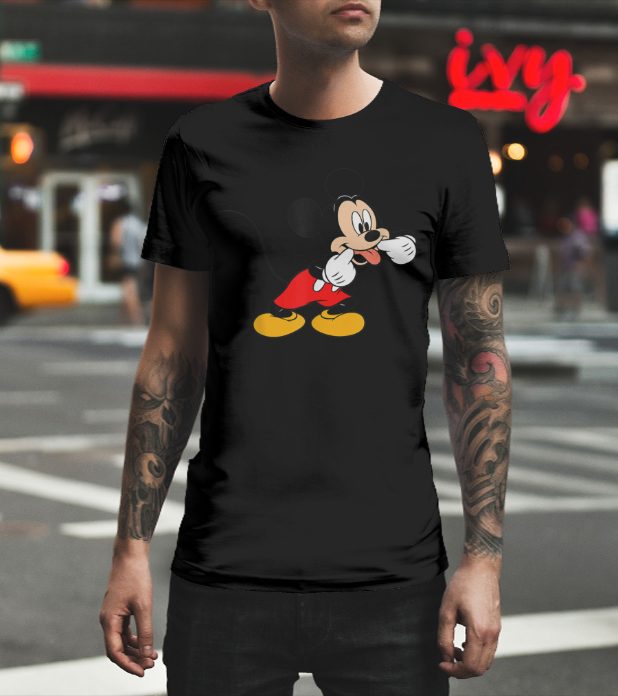 Mickey Mouse Classic Silly Expression Disney T-Shirt
