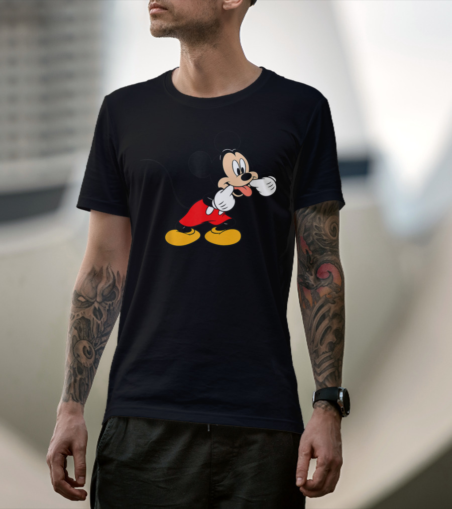 Mickey Mouse Classic Silly Expression Disney T-Shirt