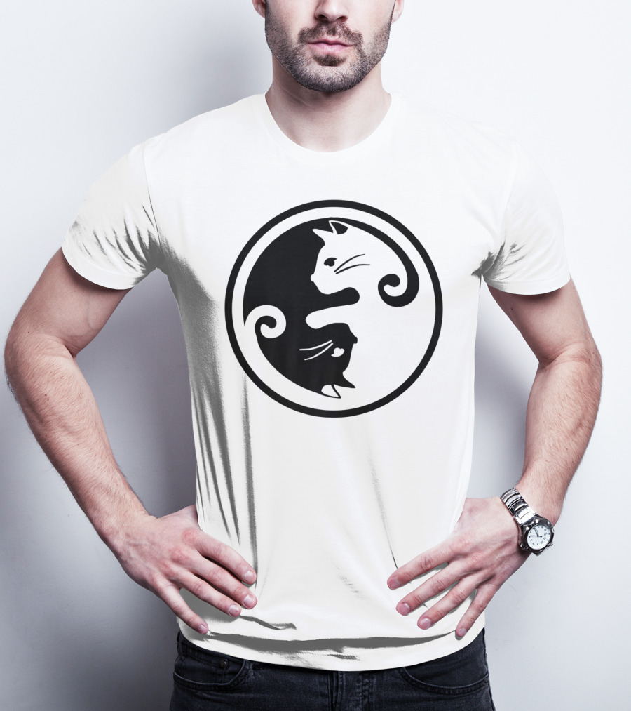 Cat Yin Yang T-Shirt