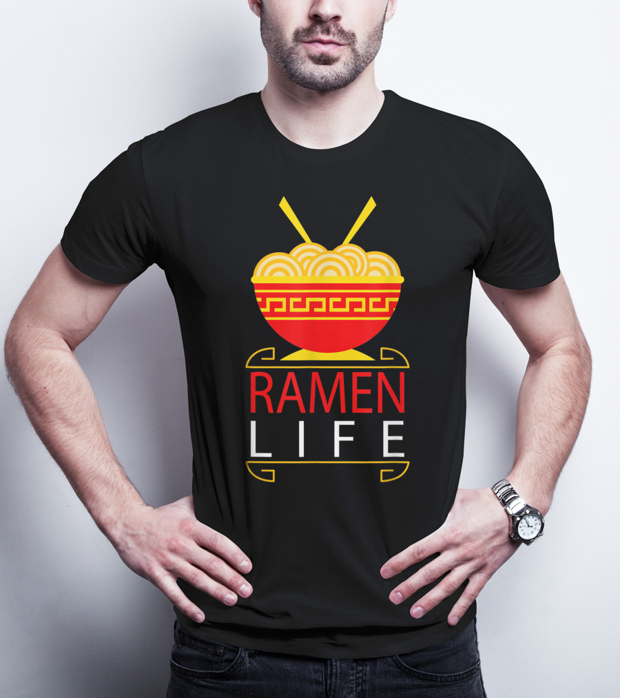 Ramen Life Funny Noodles Bowl Asian Food T-Shirt