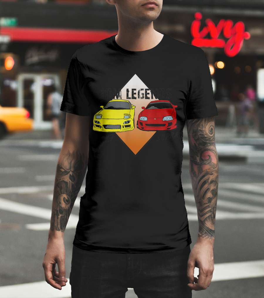 JDM Legends RX7 Supra Turbo Classic Cars T-Shirt