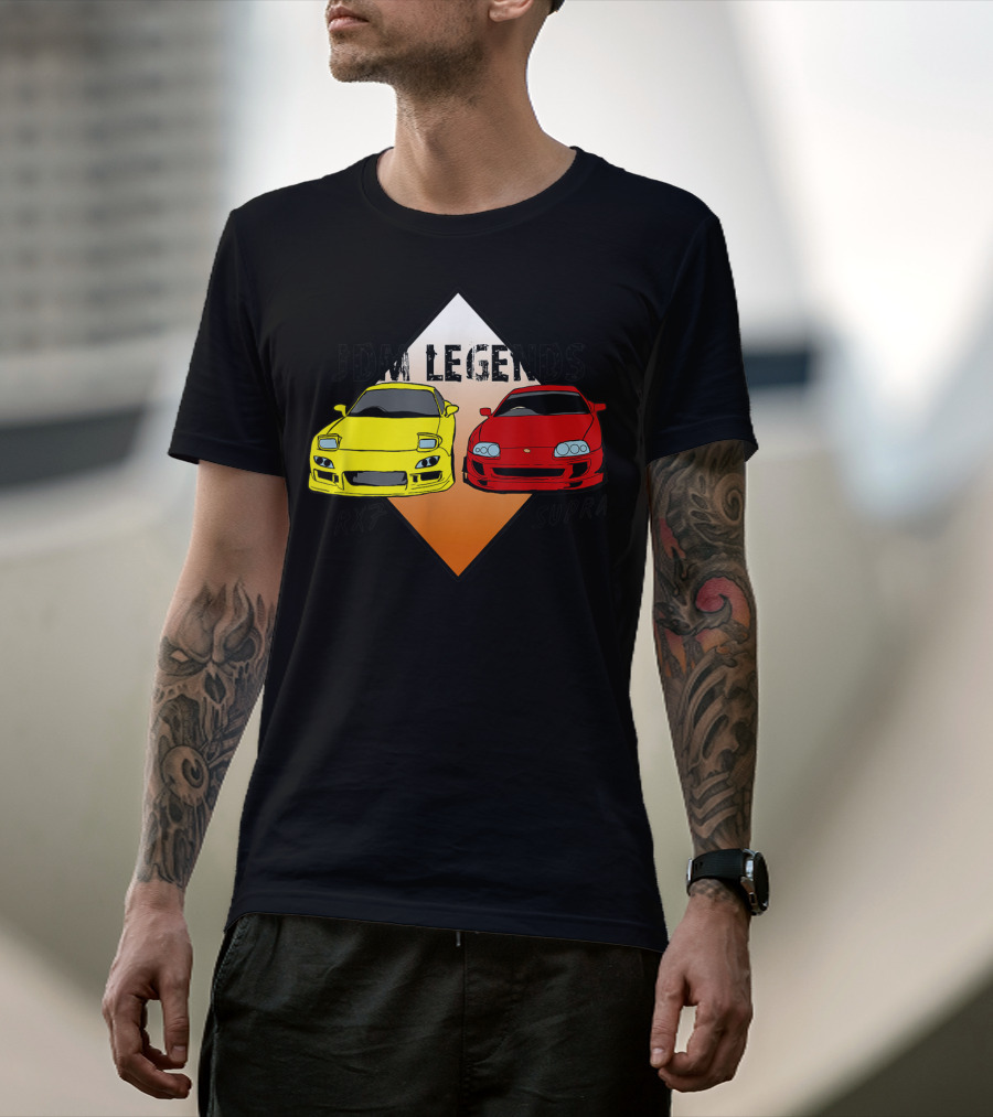 JDM Legends RX7 Supra Turbo Classic Cars T-Shirt