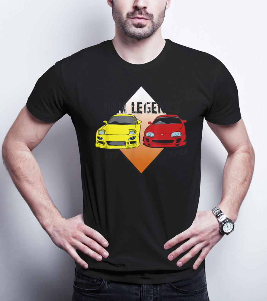 JDM Legends RX7 Supra Turbo Classic Cars T-Shirt