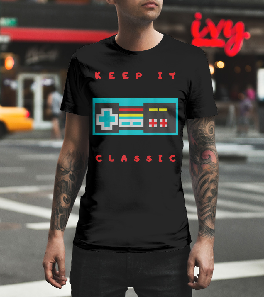 KEEP IT CLASSIC Retro Controller T-Shirt