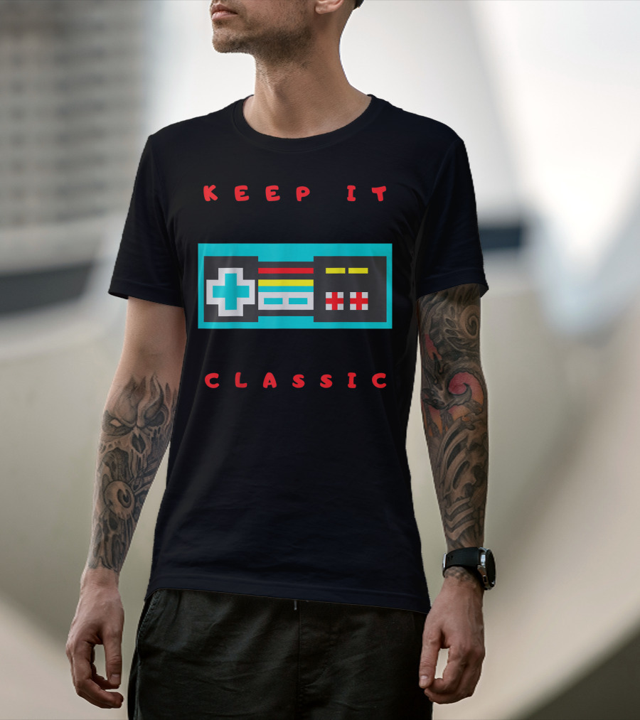 KEEP IT CLASSIC Retro Controller T-Shirt