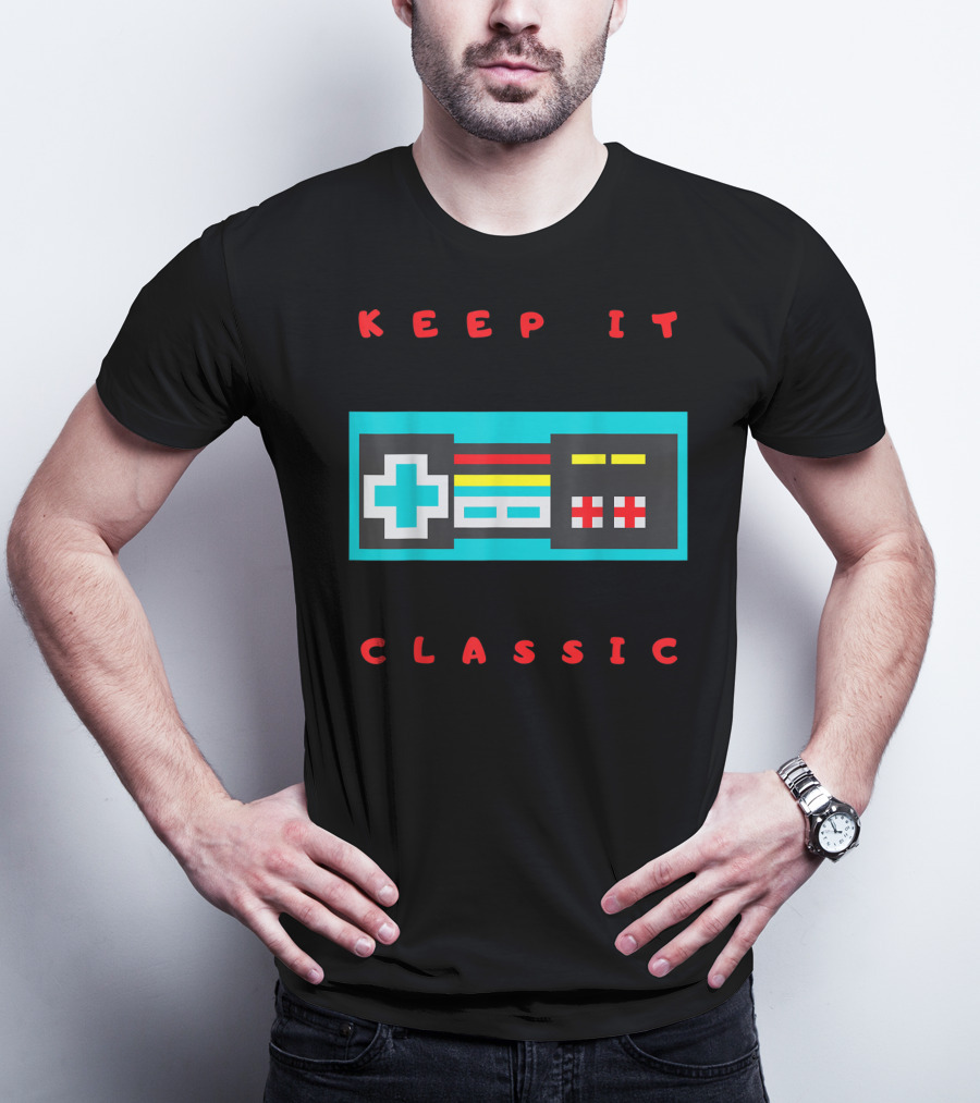 KEEP IT CLASSIC Retro Controller T-Shirt